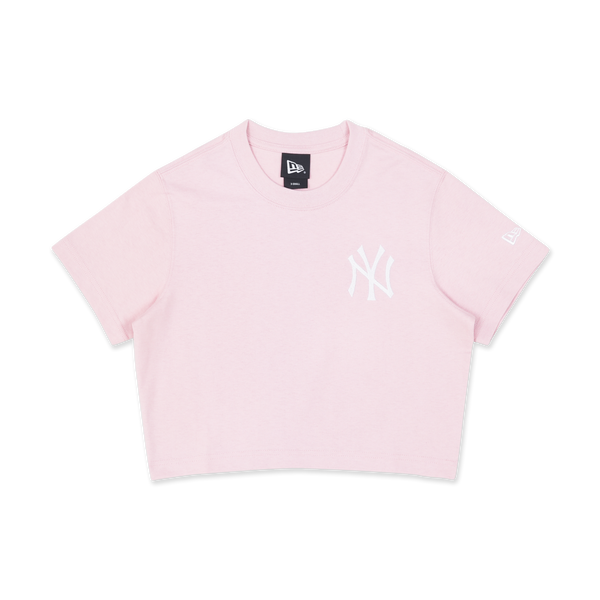 NEW YORK YANKEES COLOR STORY PINK ROUGE WOMEN CROP TEE - New Era Singapore